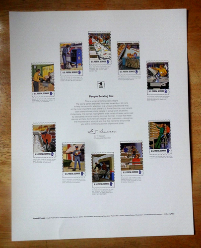 Rare Opportunity, PS 9 USPS Souvenir Poster, Postal People 1973 ...