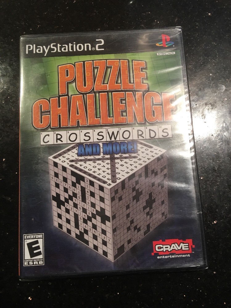Puzzle Challenge: Crosswords & More PLAYSTATION 2 PS2 NEW SEALED BLACK ...