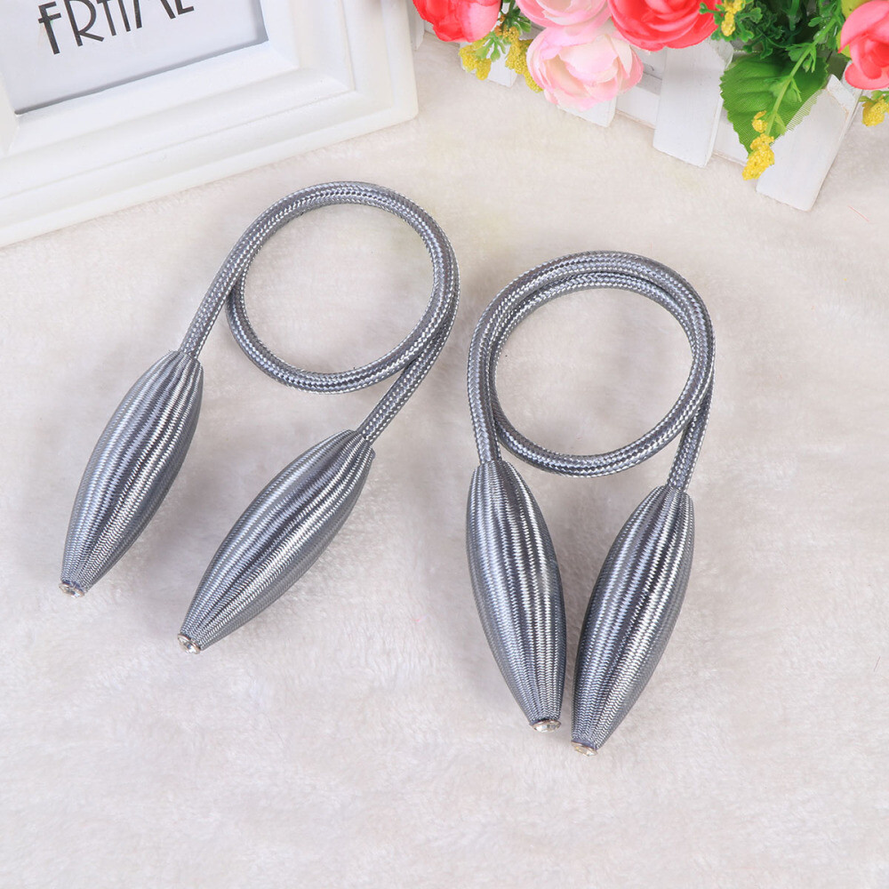 2PCS iron curtain tie back bath curtain tie back Tie Belt Window tassel ...