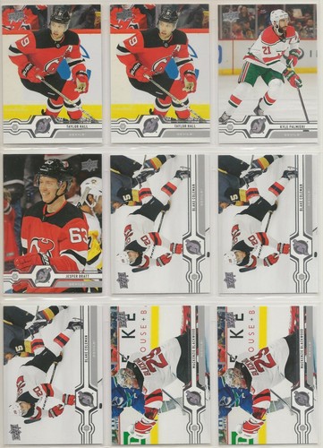 NEW JERSEY DEVILS ~ 2019-20 Upper Deck TEAM LOT / SET ~ 13 Hockey Cards ...