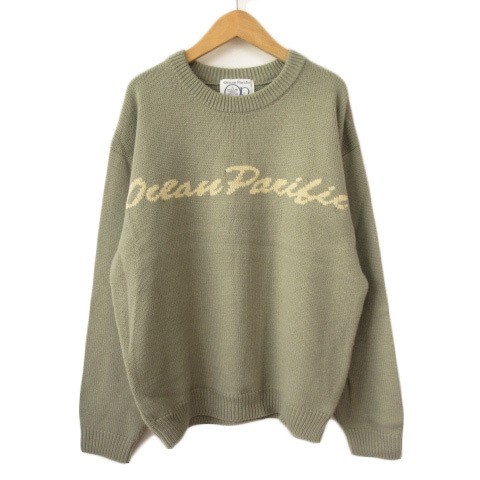Ocean Pacific 90s Knit Crew Neck Sweater Green Men’s Logo Vintage | eBay
