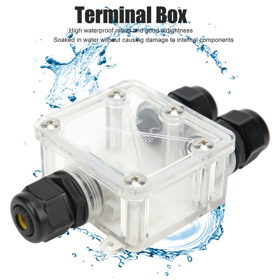 Junction Box 3 Way IP68 Terminal Distribution Cable Connector LCH‑1311. ...