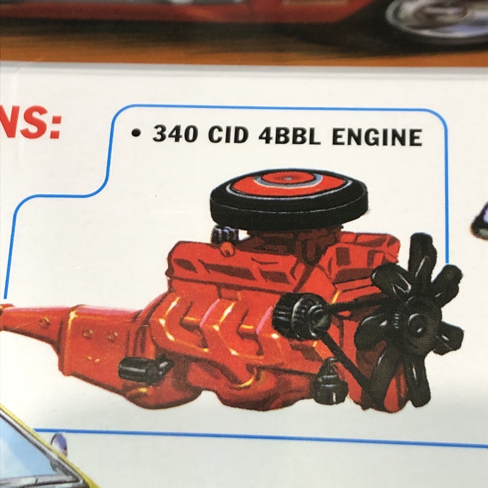 71 Dodge Demon Mopar 340 4 Barrel ENGINE UNBUILT MPC 1:25 Search LBR ...