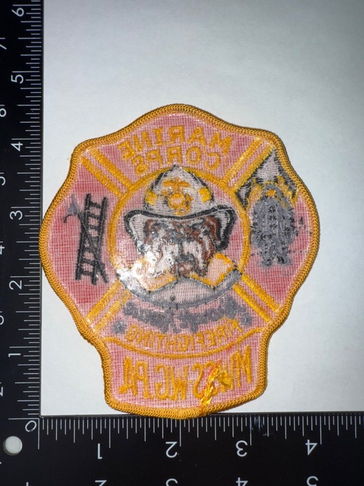 USMC Wing Support Squad Willow Grove PA Aircraft Fire Rescue Patch HTF ...