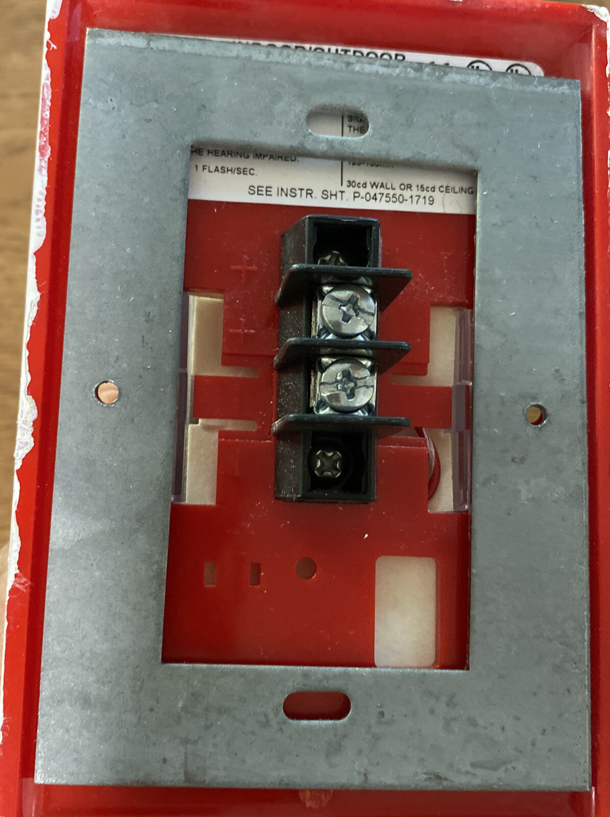 EST Edwards Integrity Fire Alarm Remote Strobe 2 Wire Device for sale ...