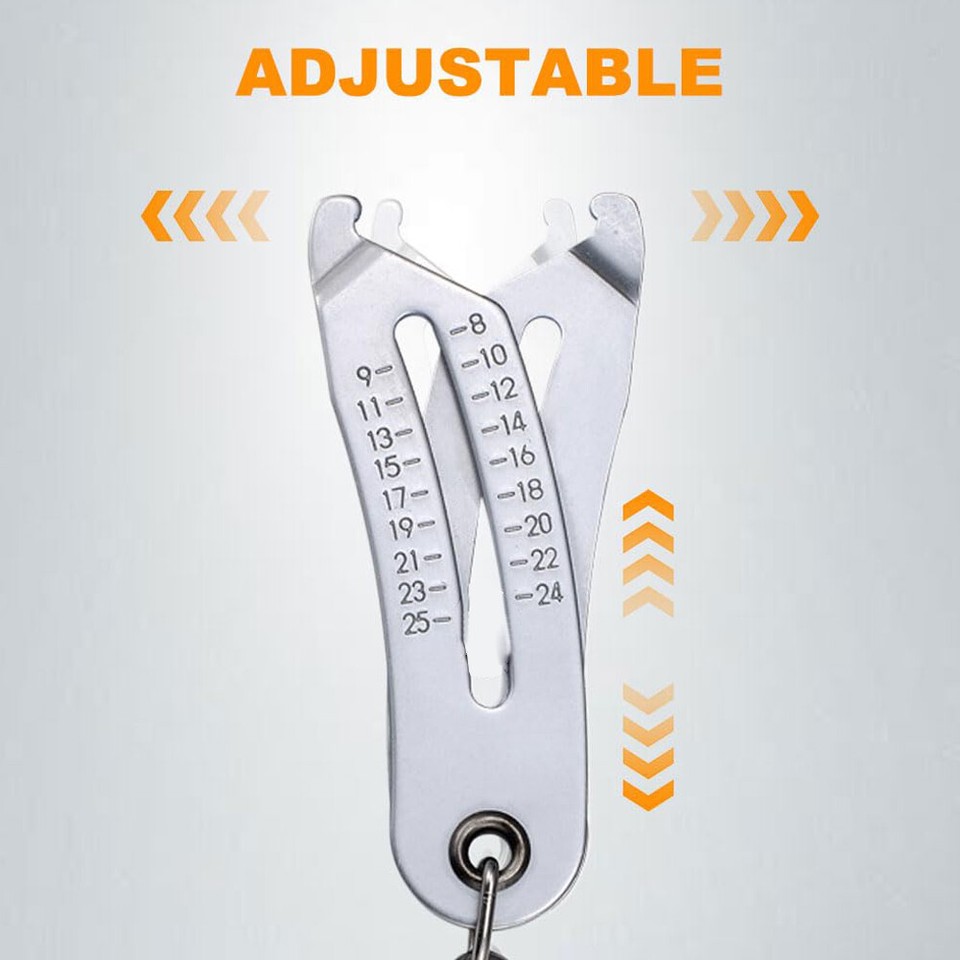 Hex Nut Screw Thread Size Manual Measure Tool Portable Metric/Imperial ...