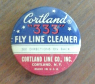 Vintage Cortland 333 Fly Line Cleaner Tin | eBay