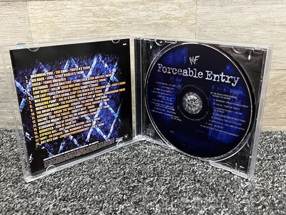 WWF Forceable Entry by Various Artists (CD, 2002, Sony) Wrestling Theme Songs 696998521124 | eBay