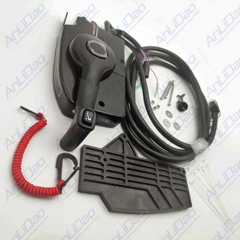 Mercury Side Mount Outboard Remote Control Box / Power Trim Tilt 8 Pin ...