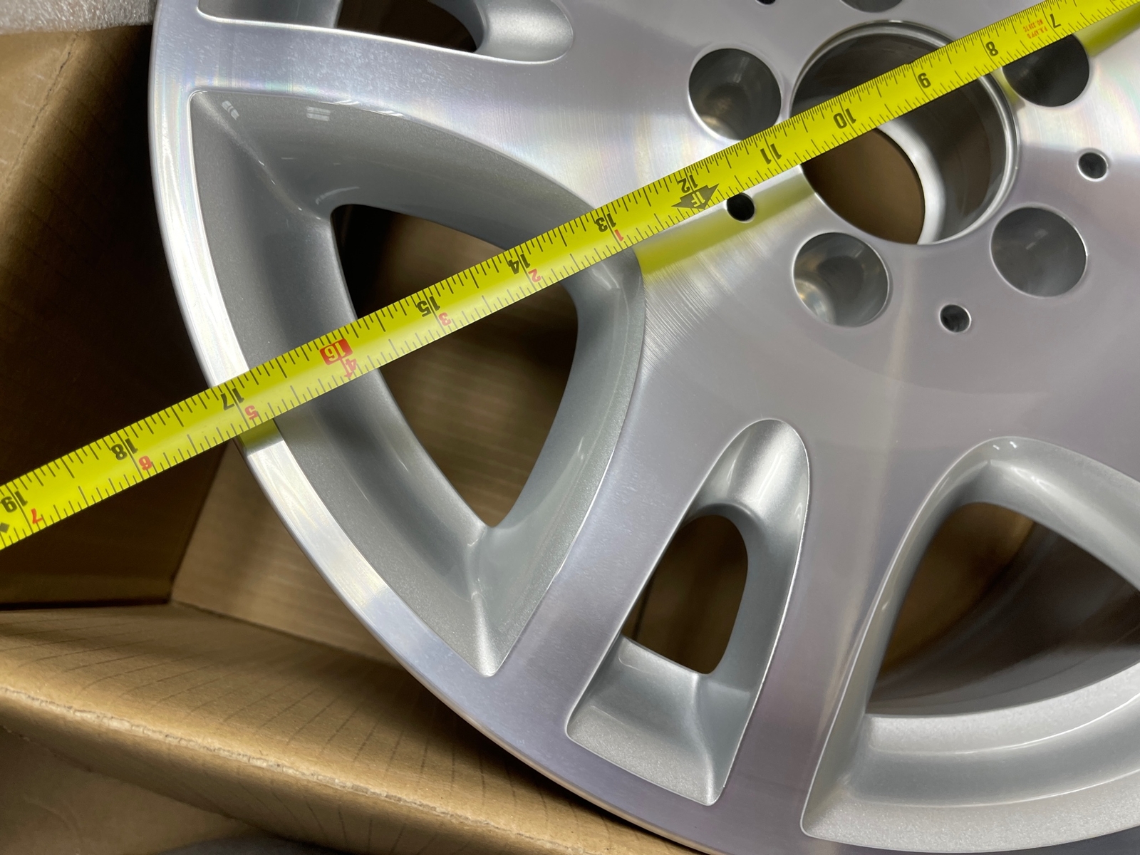 Genuine OEM Mercedes 17" Twin 5 Spoke Alloy Wheel Rim W211 2003-2009 ...