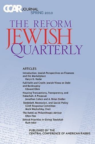 Ccar Journal : The Reform Jewish Quarterly Spring 2010, Jewish ...