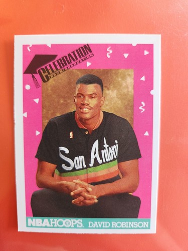 NBA 1991-92 Hoops "Leave Alcohol Out" David Robinson #327 San Antonio ...
