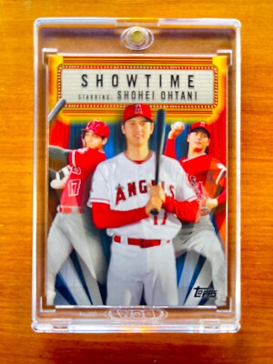 Shohei Ohtani RARE SHOWTIME TOPPS INVESTMENT CARD SSP MOVIE THEATRE ...