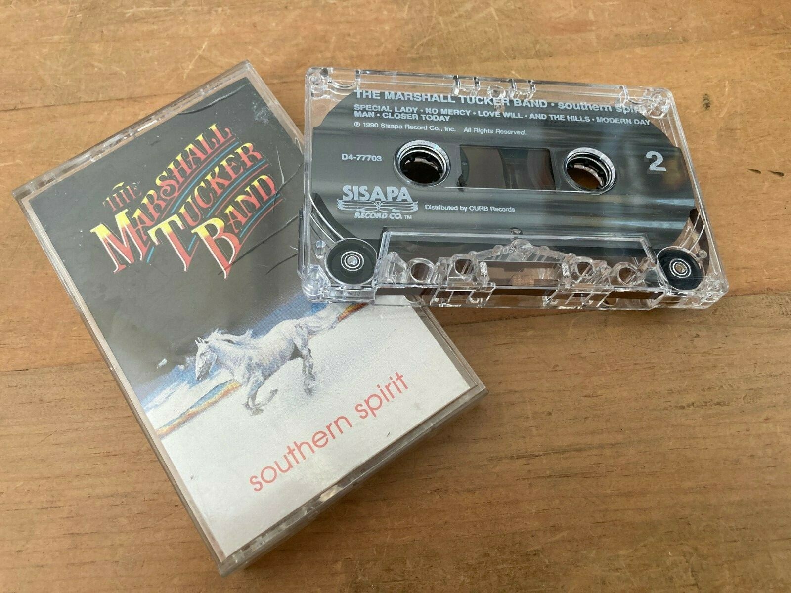 THE MARSHALL TUCKER BAND "SOUTHERN SPIRIT" - CASSETTE TAPE - EXCELLENT ...