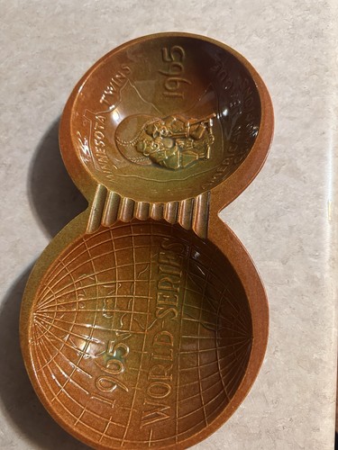 Vtg 1965 World Series Minnesota Twins Redwing Ashtray AL Champions | eBay