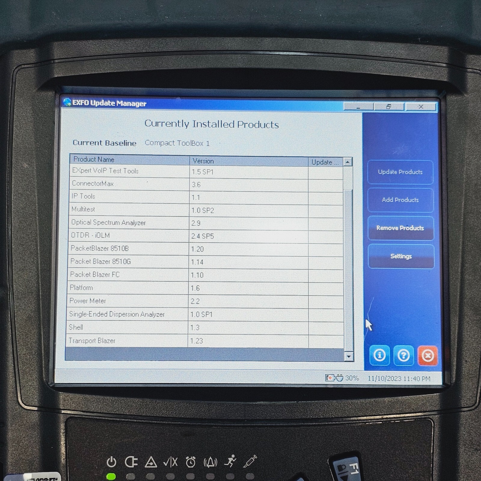 EXFO Ftb-200 V2 Modular Platform for OTDR Fiber Analyzer Etc With Carry ...