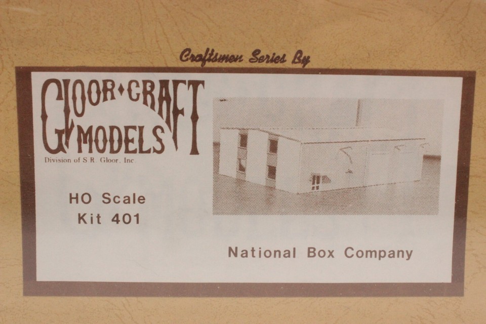 Gloor Craft Models HO Wooden National Box Company Building #401 Model ...
