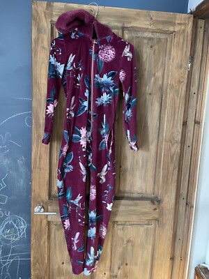 Ted Baker Girls Floral Velvety Soft All In One Pyjamas AGE 11-12 YRS ...
