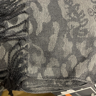 SCARF West Loop Pashmina Fringed Scarf Shades of Gray Beautiful New ...