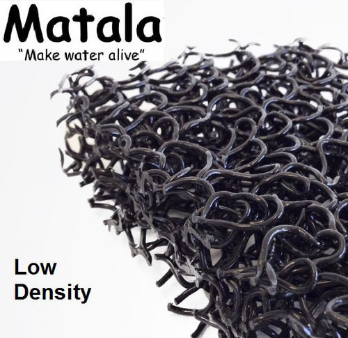 Black Matala Pond Filter Mat-19" x 24" -Low Density Media-coarse-fish ...