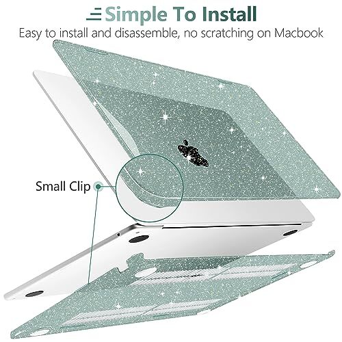 for MacBook Air 13 Inch Case 2021-2018 Release M1 A2337 A2179 A1932 ...