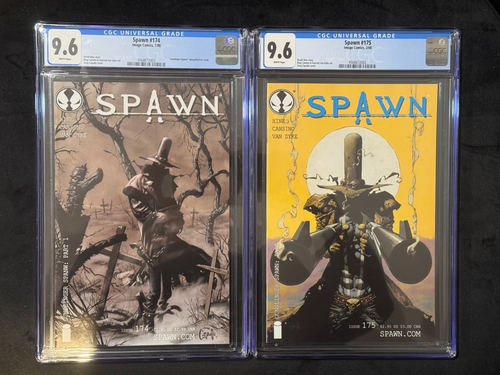 Spawn 174 & 175 CGC 9.6 1st/2nd Appearance of Gunslinger Spawn (w/Spawn ...