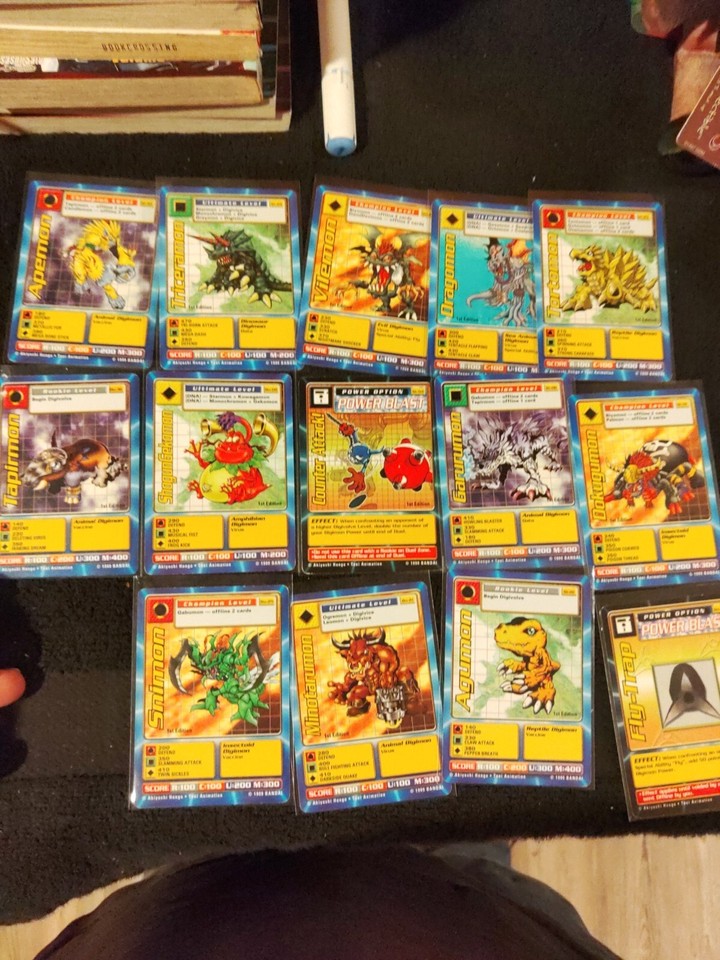 Digimon Cards Lof 57 1st Edition Cards Vintage 1999 Bandai | eBay