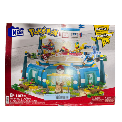 MEGA Brands Pokémon Training Stadium Building Set – Brick Toy Kit USED ...