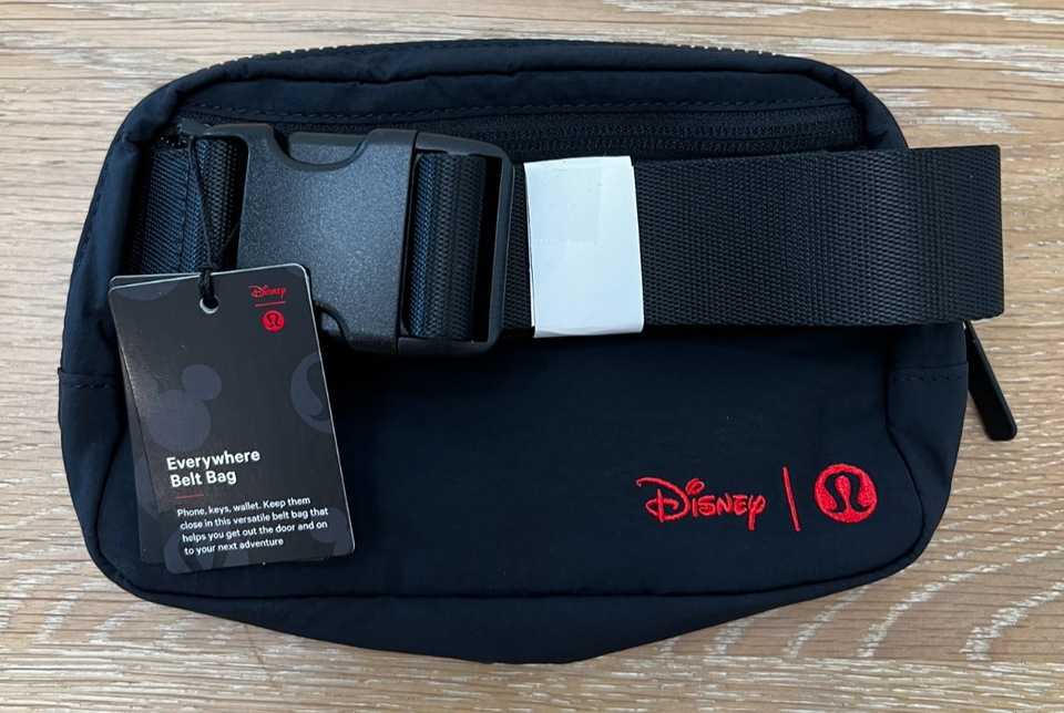 NWT Disney X Lululemon Limited Everywhere Belt Bag 1L Mickey Outline ...