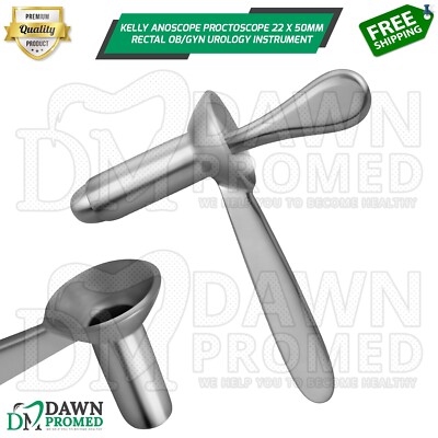 Kelly Anoscope Proctoscope 22 X 50mm Rectal OB/GYN Urology Instrument ...