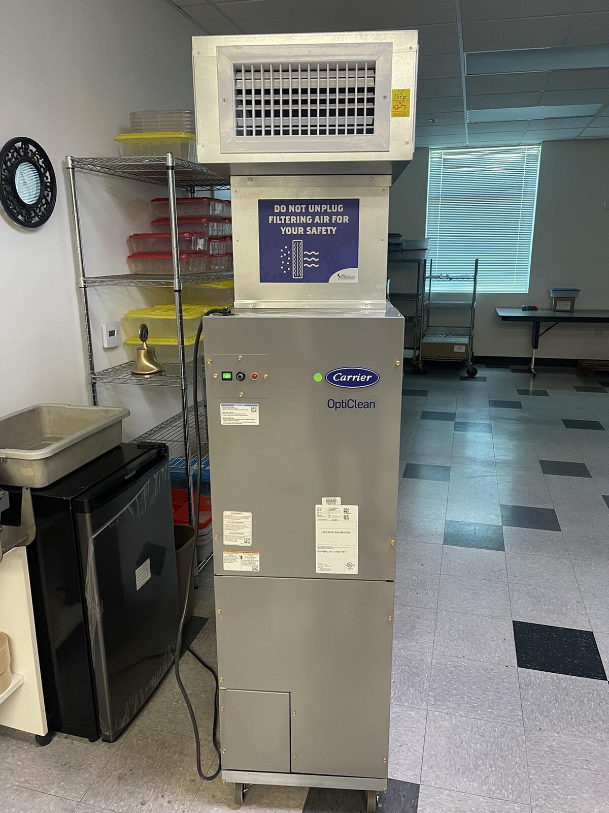 Carrier OptiClean™ Dual-Mode Air Scrubber & Negative Air Machine FN1AAF ...