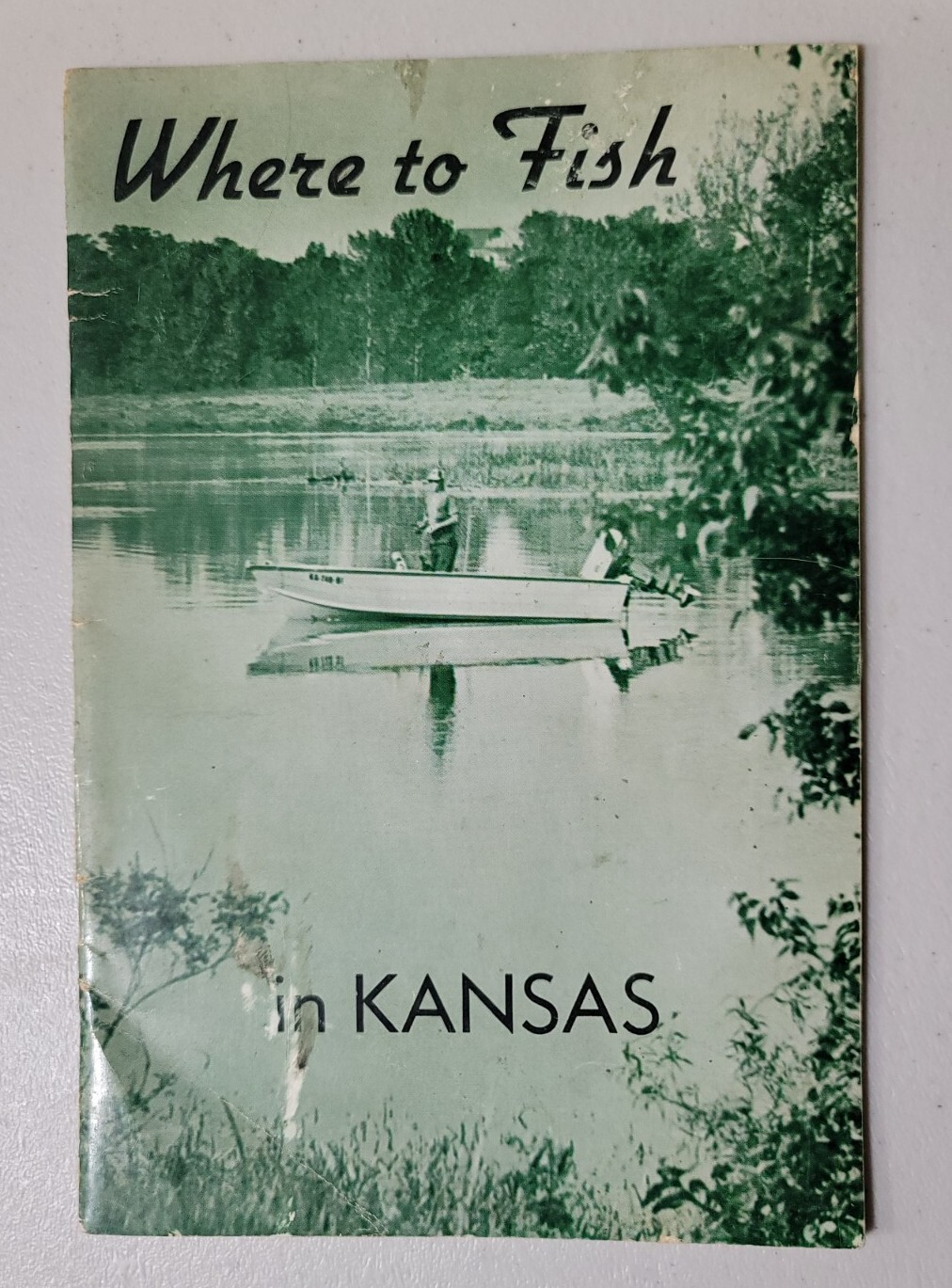 Vtg Where to Fish in Kansas dept forestry fish game comission | eBay