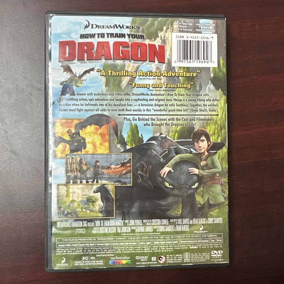 How to Train Your Dragon (DVD, 2010) | eBay