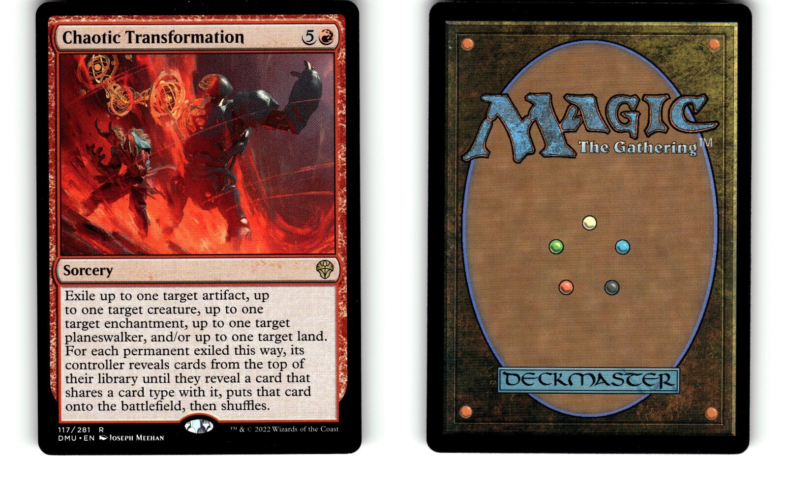 MTG Dominaria United Chaotic Transformation DMU 117/281 R NM/MT | eBay
