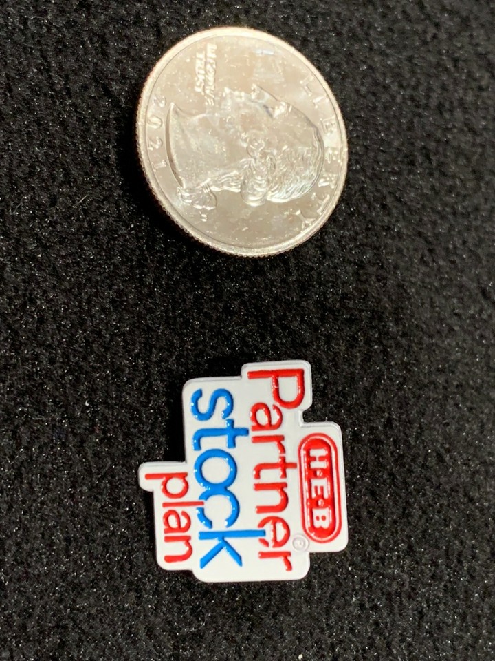 HEB exclusive Partner Stock Plan H-E-B Grocery Store Lapel Pin | eBay