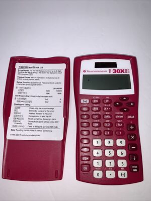 Texas Instruments TI-30X IIS 2-Line Scientific Calculator | eBay