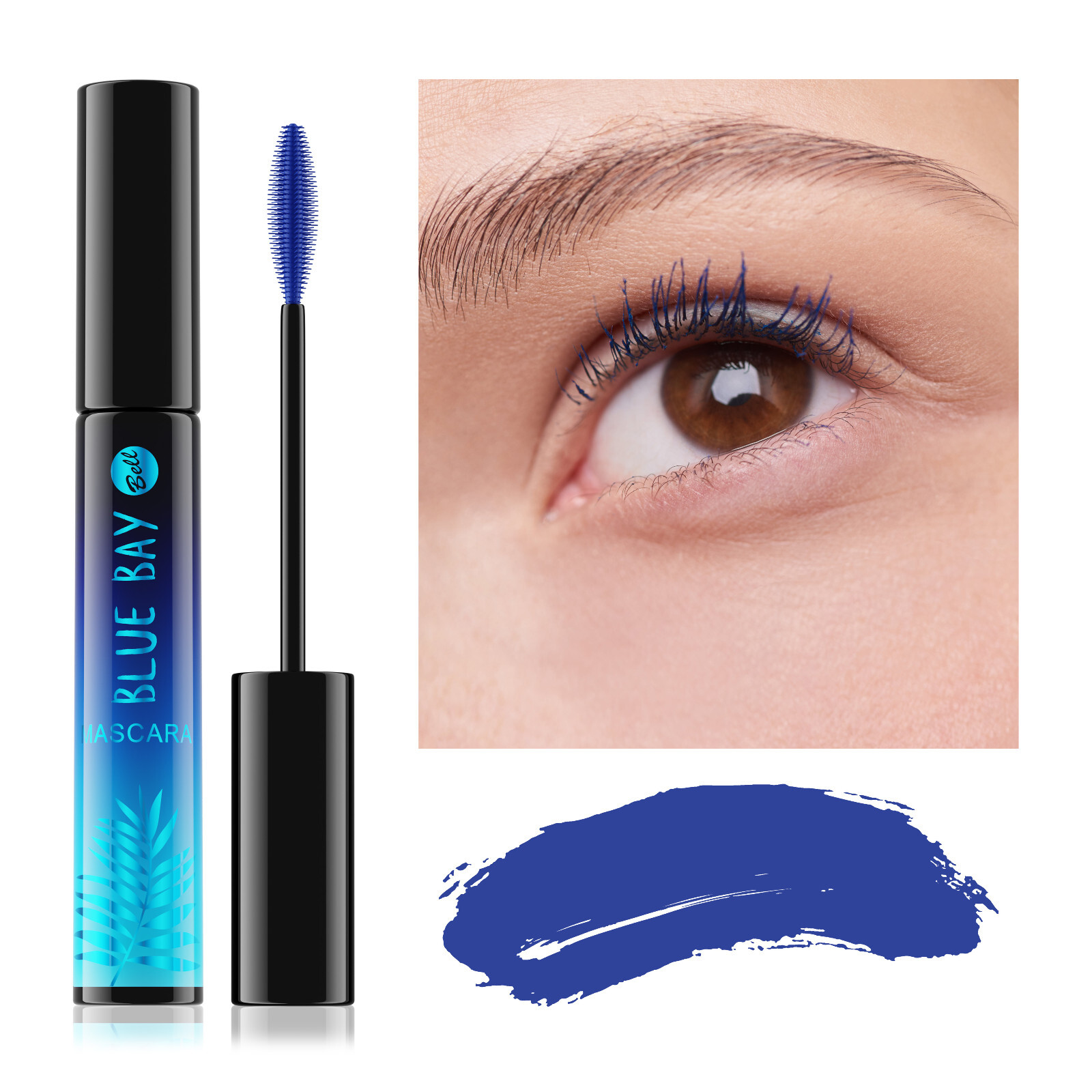 Bell Summertime BLUE BAY Lash Lengthening Volumising NAVY BLUE Mascara ...