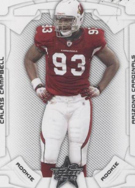 2008 Leaf Rookies & Stars - Rookie Calais Campbell #123 /999 (RC) for ...