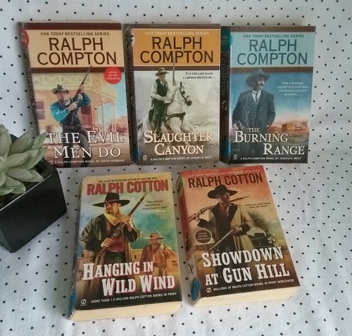📚5 x Westerns Novels Ralph Cotton+Ralph Compton PB | eBay