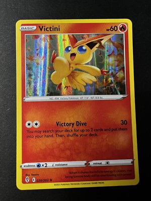 Victini - 020/203 Evolving Skies - Holo Rare - Nm Pokemon Card! | eBay