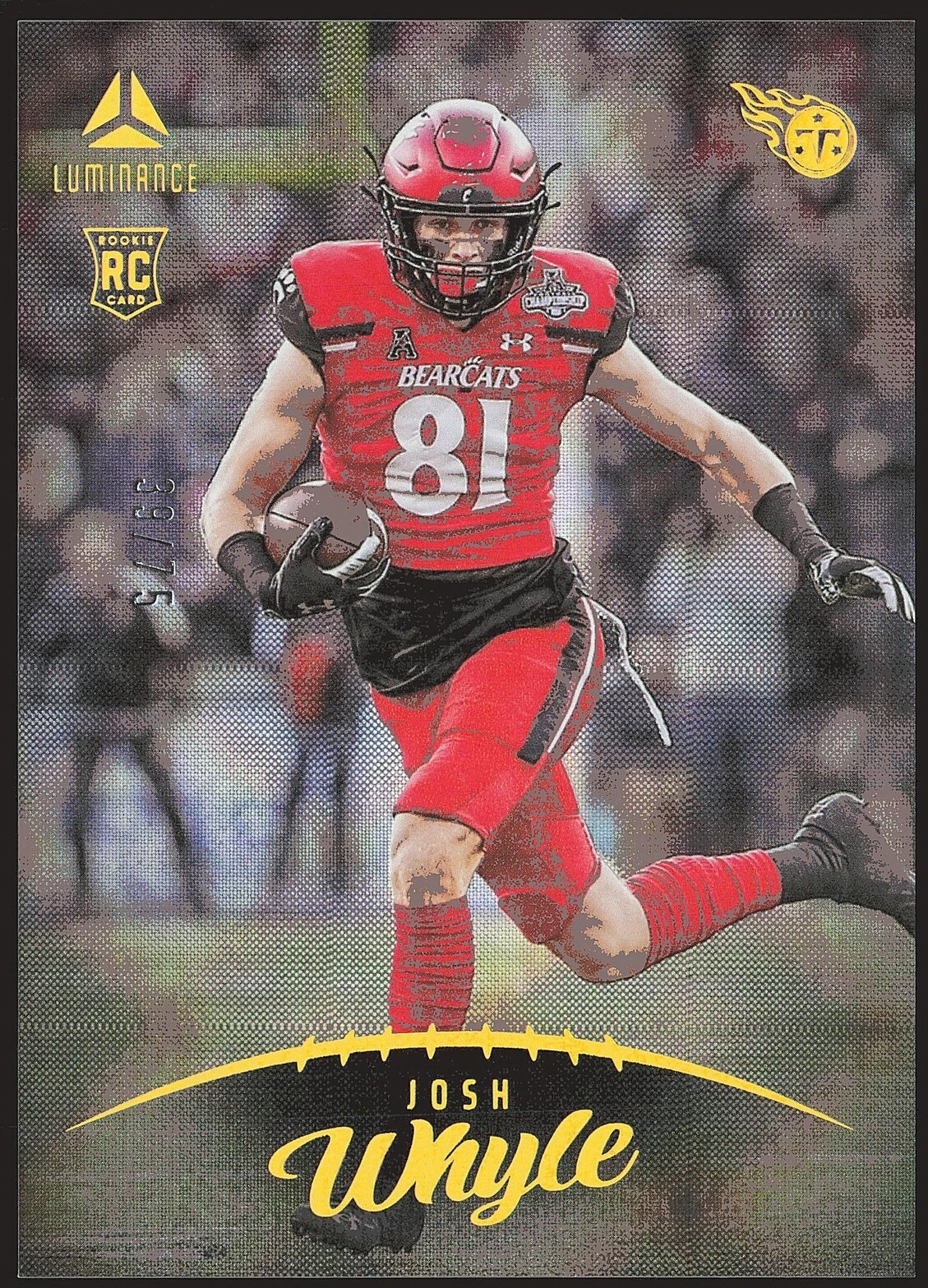 2023 Panini Luminance - Rookie Josh Whyle #167 Black /75 (RC) for sale ...