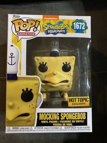 Funko Pop! Vinyl: Nickelodeon - Mocking SpongeBob - Hot Topic ...