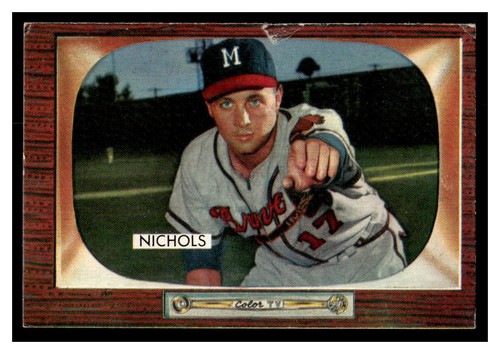 1955 Bowman BASEBALL #72 Chet Nichols 55B | eBay