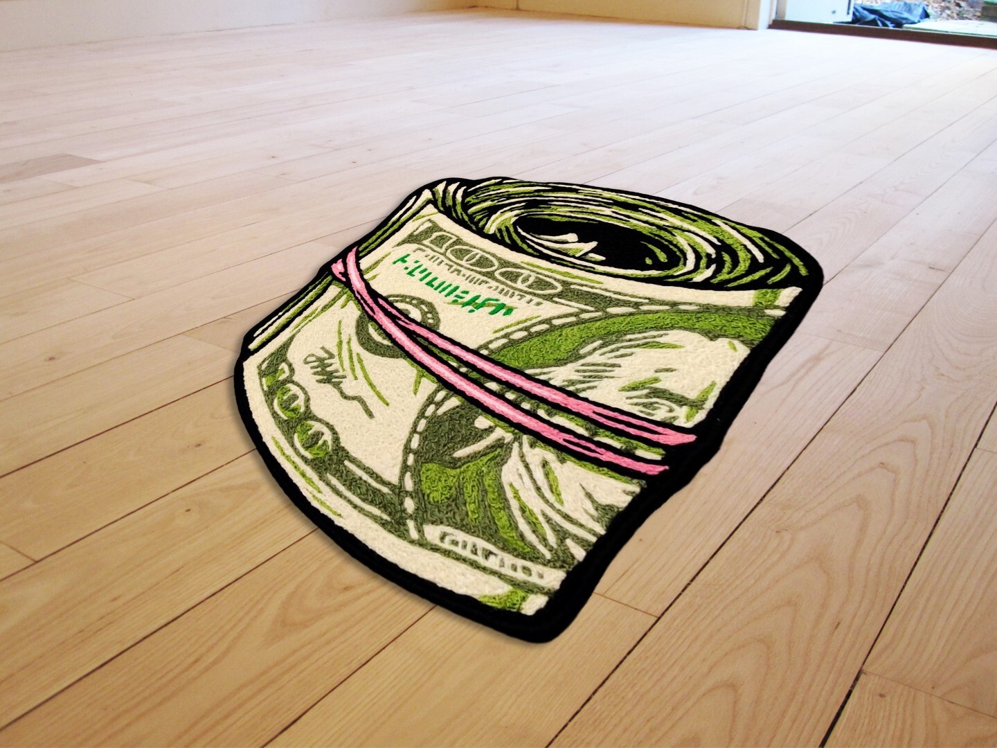 Money Dollar USD Bankroll Hypebeast Floor Door Mat Living Room Rugs ...