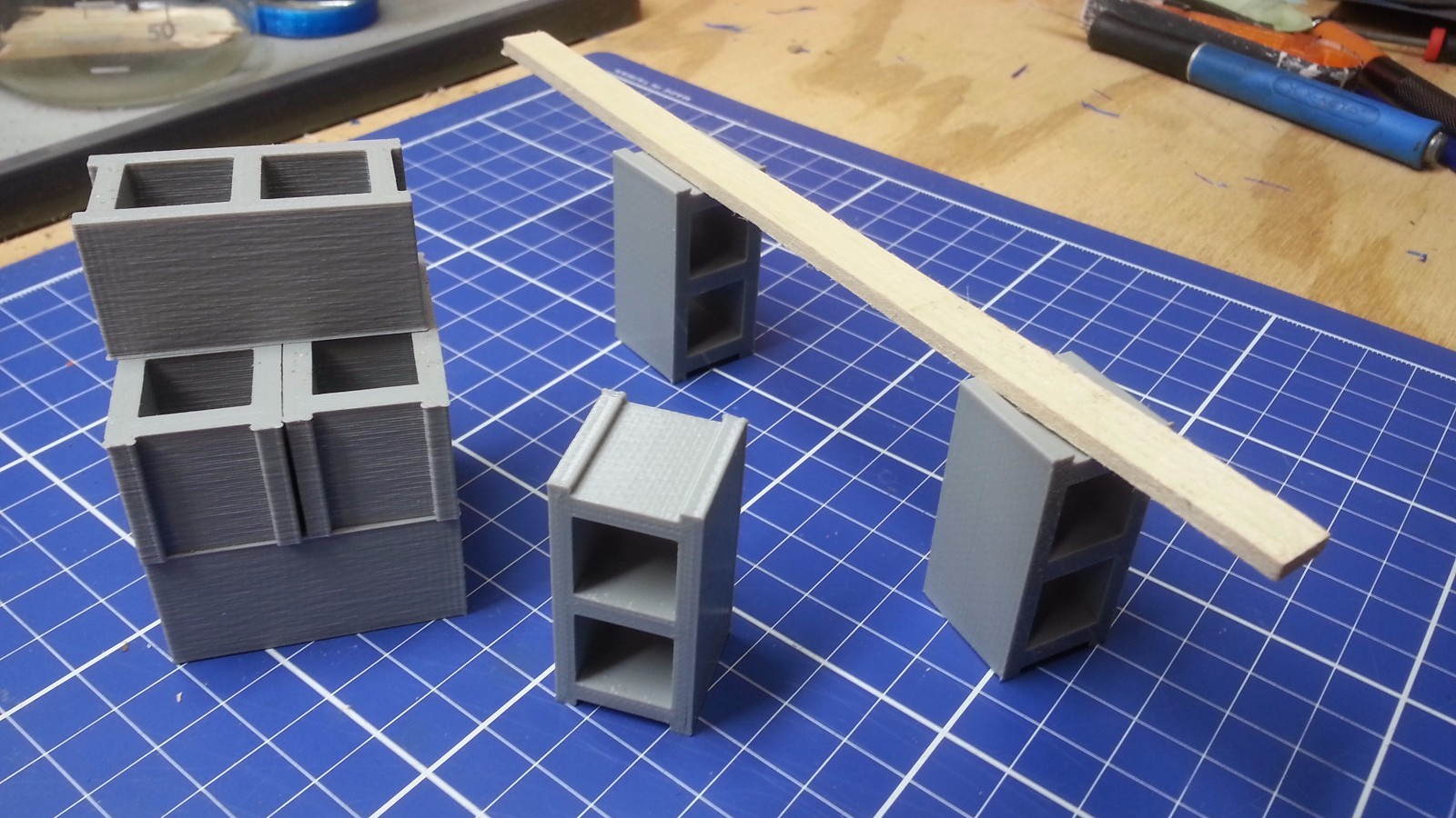 1:10 Scale Cinder Blocks For RC Crawler Garage Accessories axial scx10 ...