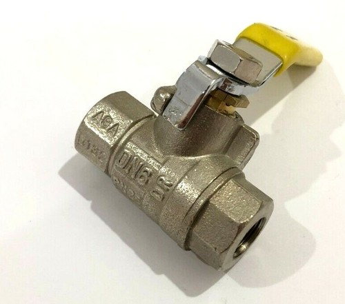AW GBV04 AGA Approved Lever Handle Gas Ball Valve 4mm 1/8" Female ...