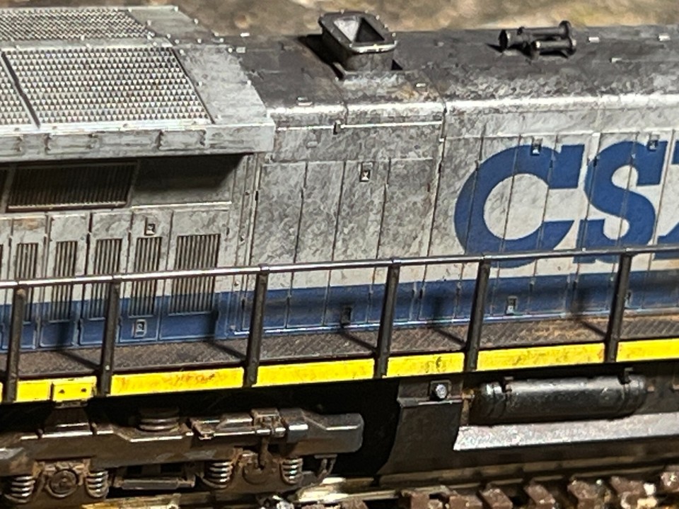 N SCALE KATO CSX GEC44-9W LOCOMOTIVE ENGINE CUSTOM NUMBERED AND ...