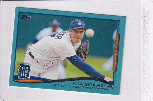 2014 Topps Wal-Mart Blue Border #630 Max Scherzer Detroit Tigers | eBay