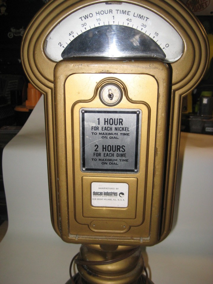 vtg Duncan Chicago parking meter lamp | eBay