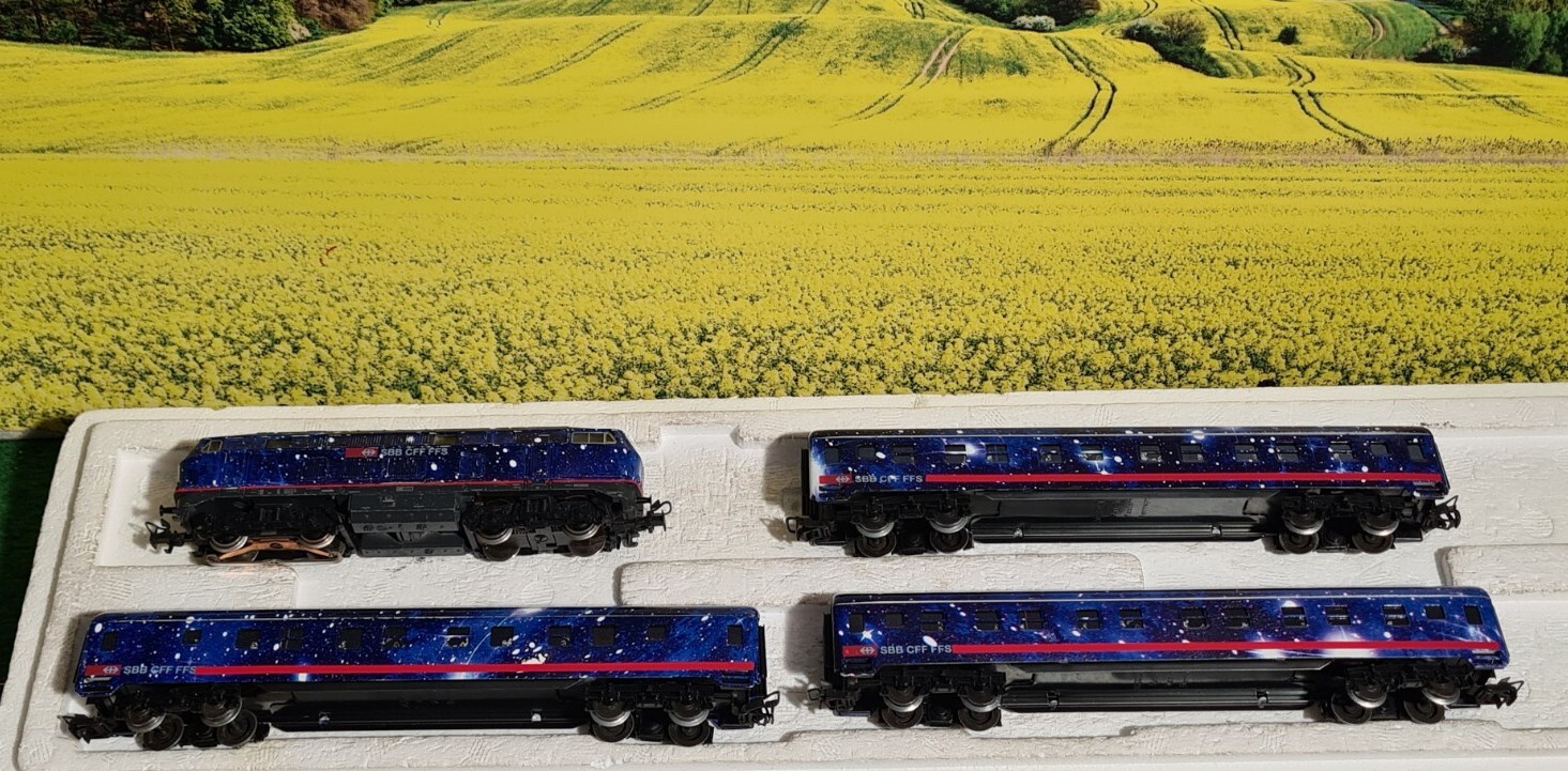 MÄRKLIN H0 3074 LOK BR 216 140 ☆ SBB ZUG NACHTEXPRESS ☆DIGITAL ☆PAINTED ...